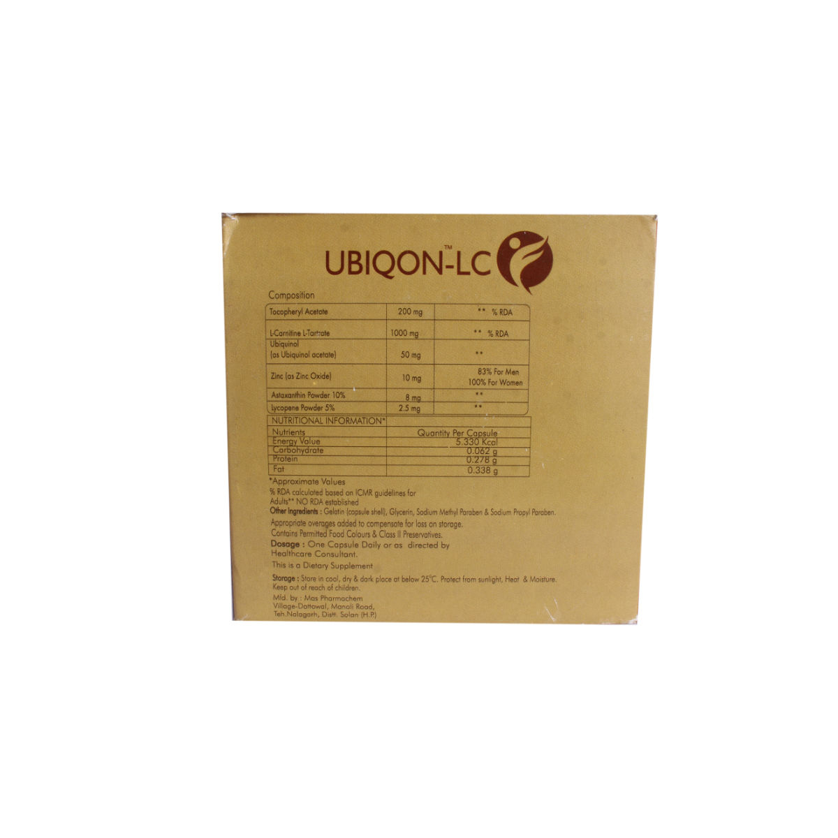 Ubiqon-LC Capsule 15's Price, Uses, Side Effects, Composition - Apollo ...