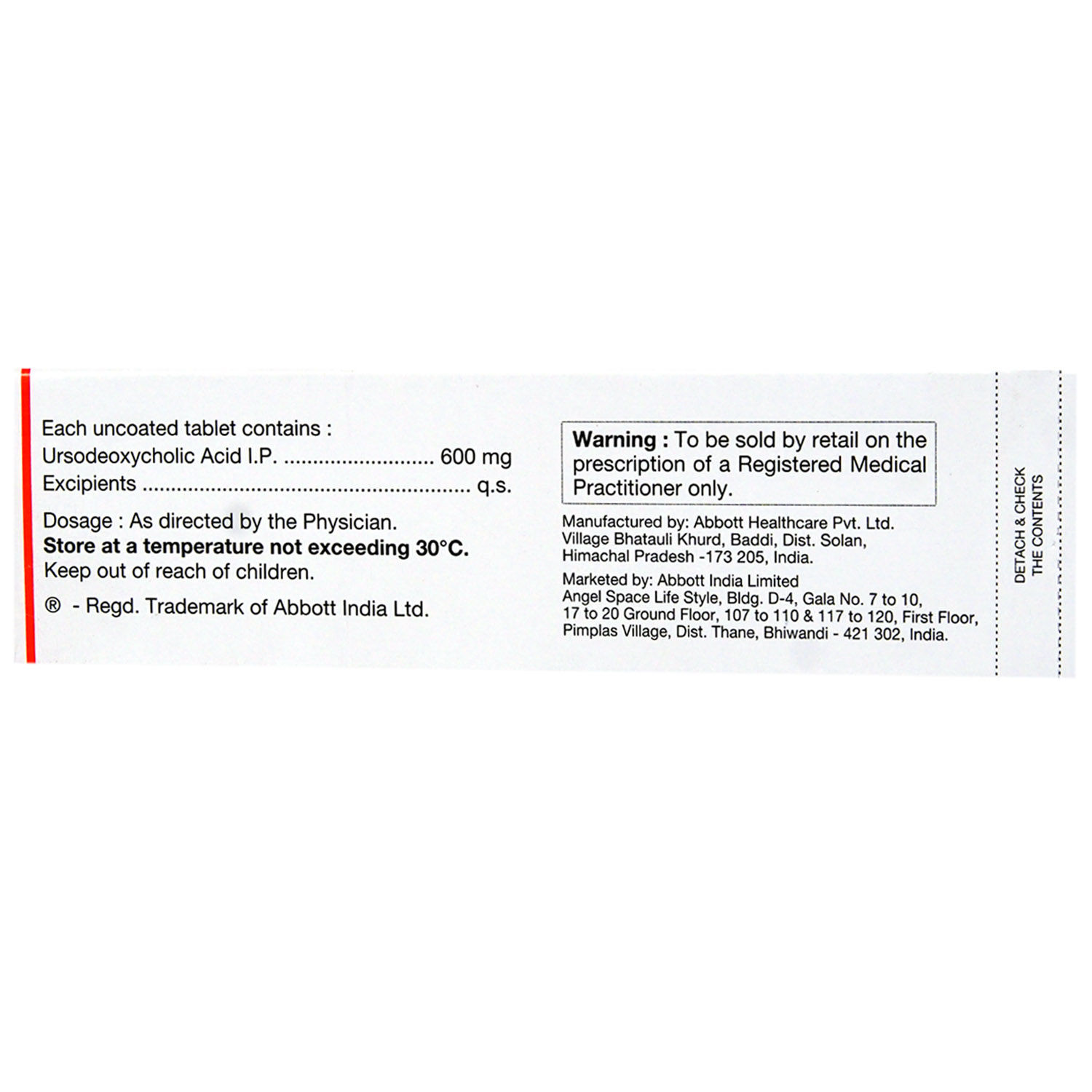 Udiliv 600 Tablet 10's Price, Uses, Side Effects, Composition - Apollo ...