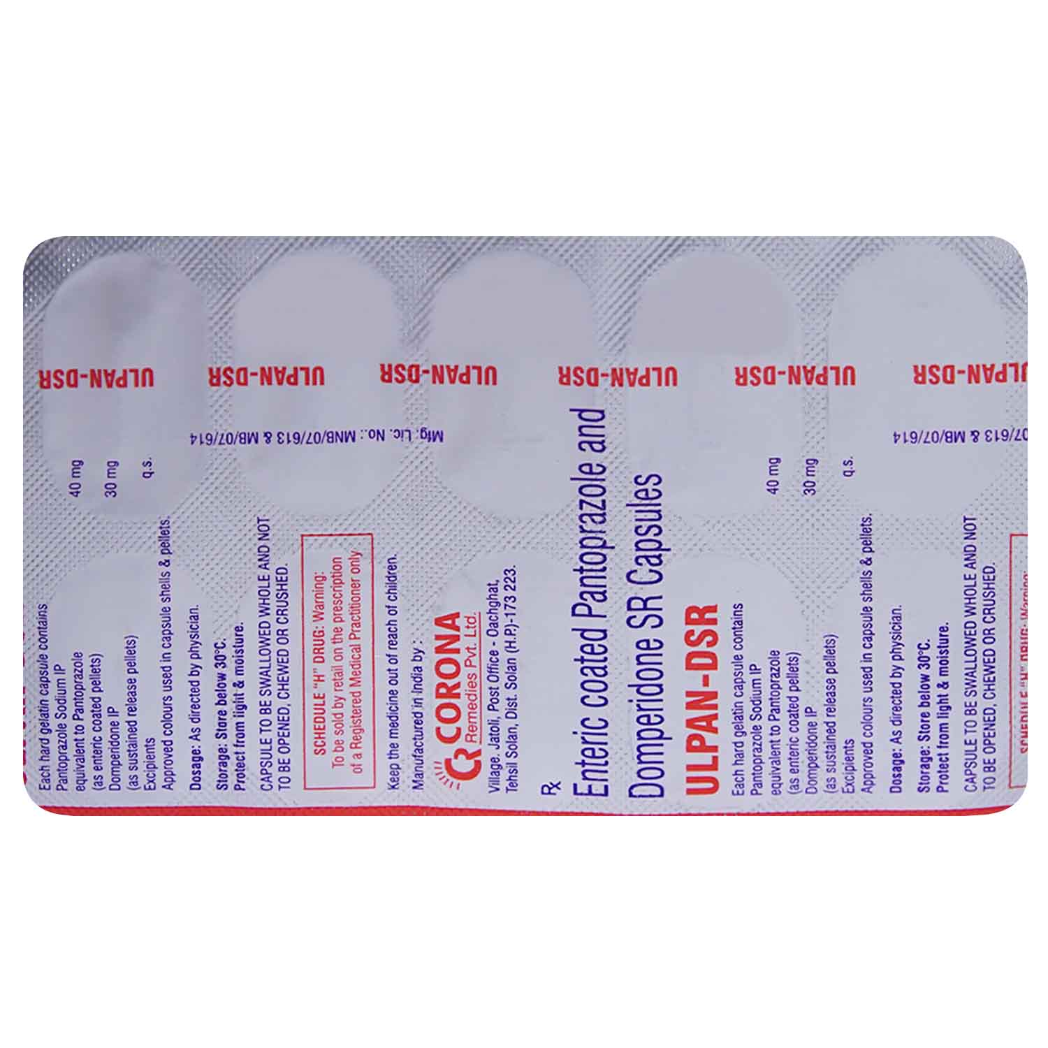 Ulpan-DSR Capsule 10's Price, Uses, Side Effects, Composition - Apollo ...