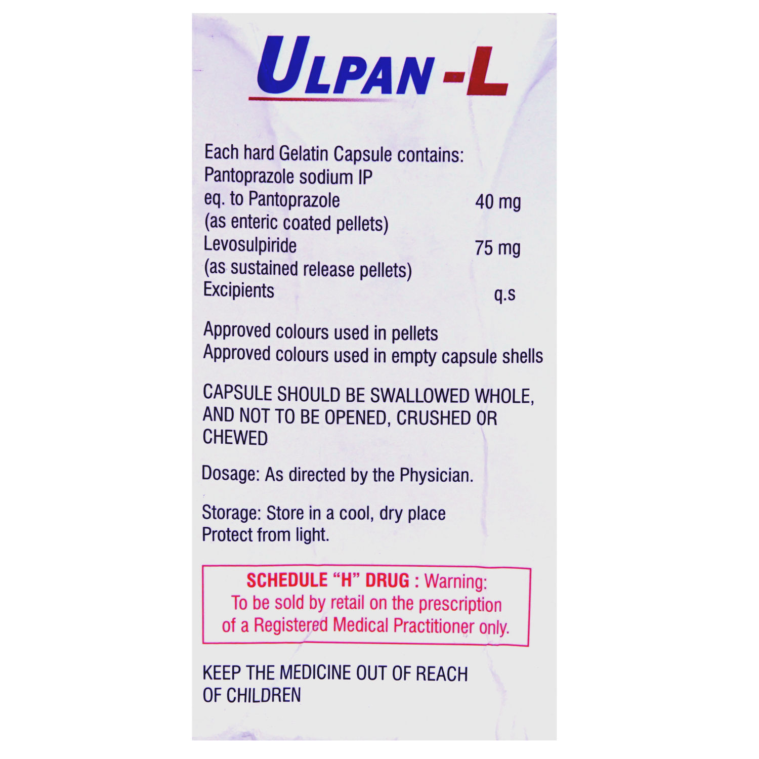 Ulpan L Capsule 10's Price, Uses, Side Effects, Composition - Apollo ...