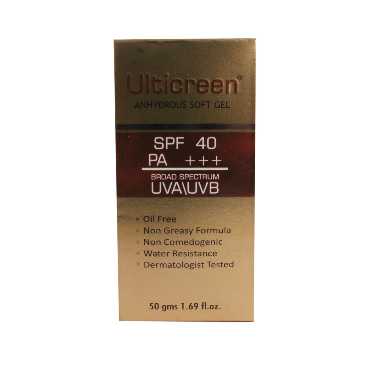 Ulticreen SPF 40 PA+++ Gel 50 gm Price, Uses, Side Effects, Composition ...