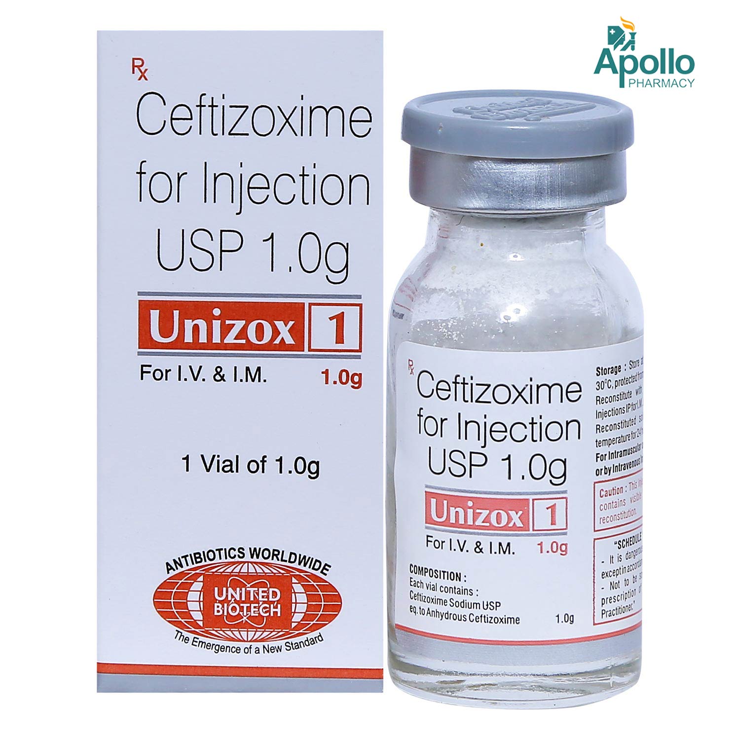 UNIZOX INJECTION 1GM Price, Uses, Side Effects, Composition - Apollo ...