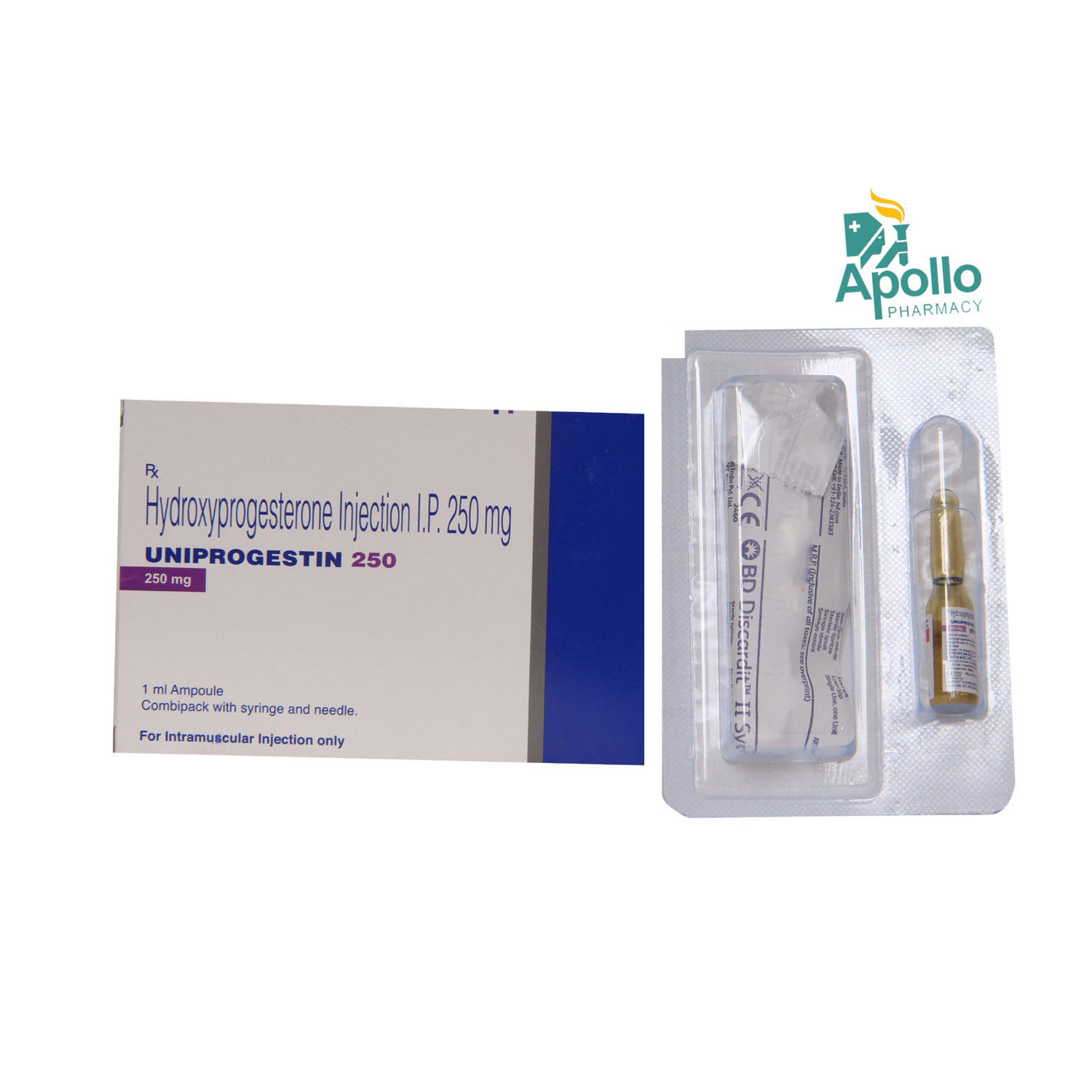 Uniprogestin 250mg Injection 1ml Price, Uses, Side Effects, Composition ...