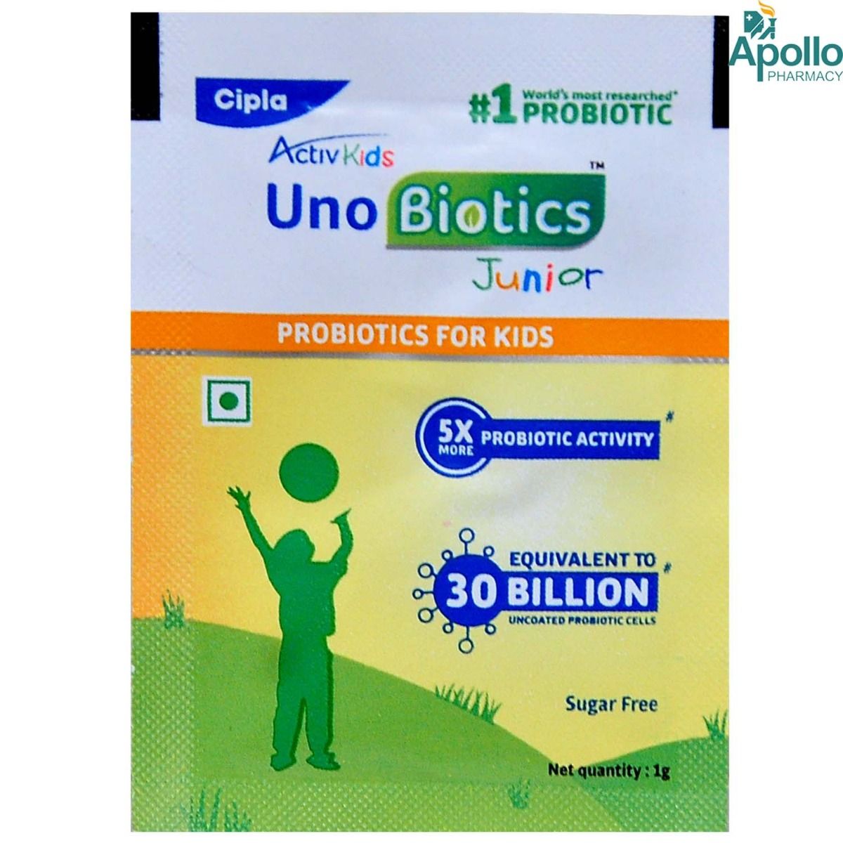 Activkids Unobiotics Junior Sugar Free Probiotics Sachet 1 gm Price ...