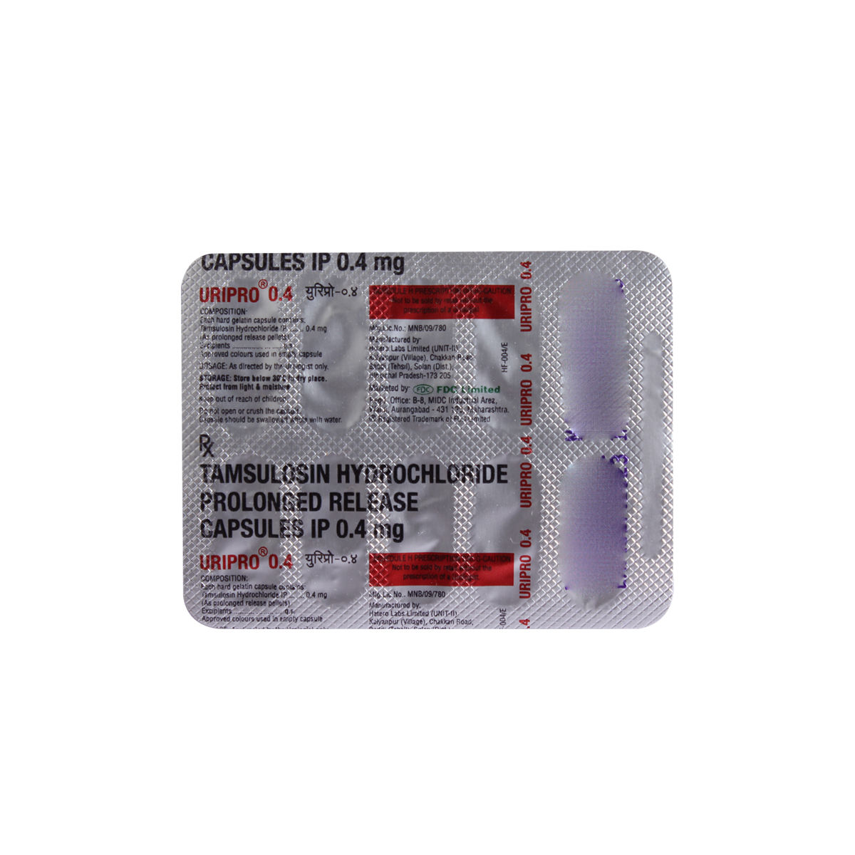 Uripro 0.4mg Tablet 10's Price, Uses, Side Effects, Composition ...