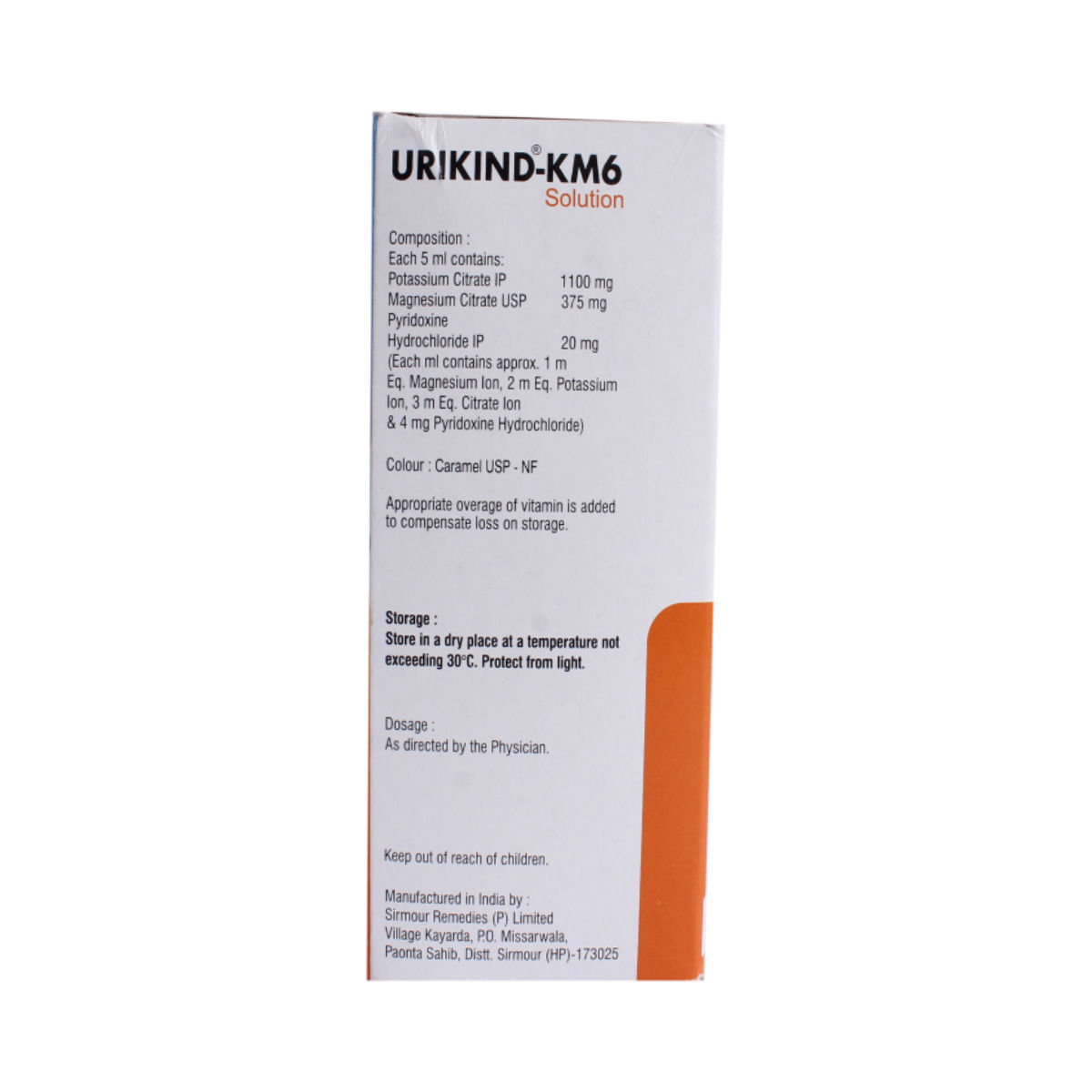 Urikind-KM6 Solution 100 ml Price, Uses, Side Effects, Composition ...