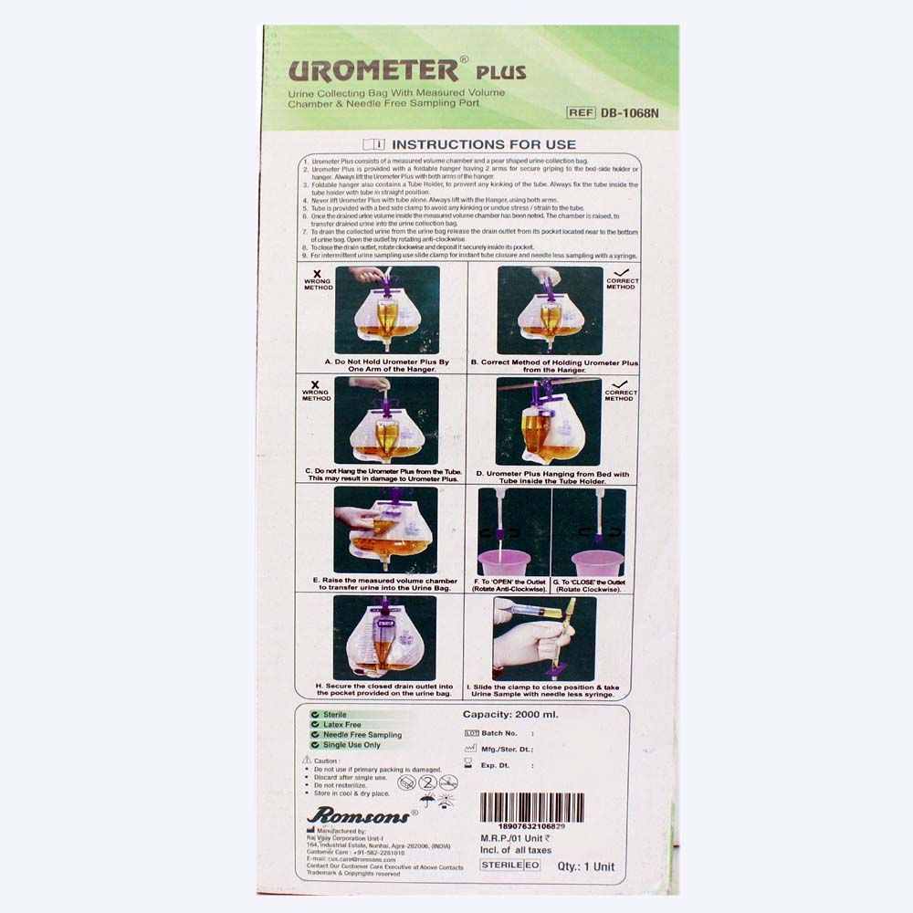 Ramson Urometer Plus A Price, Uses, Side Effects, Composition - Apollo ...