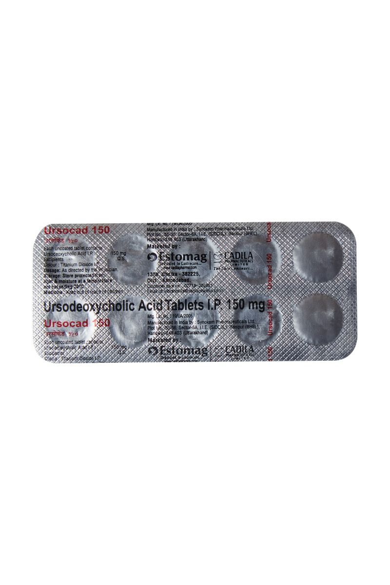 Ursocad 150 Tablet 10's Price, Uses, Side Effects, Composition - Apollo ...