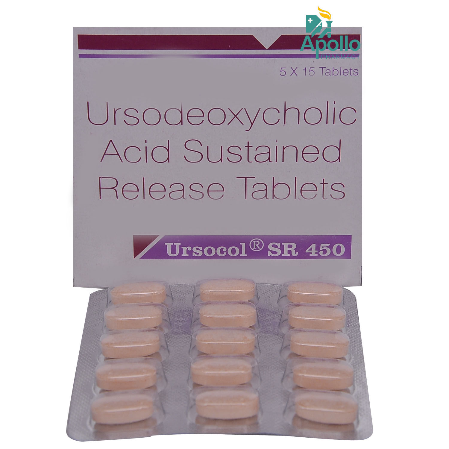 Ursocol SR 450 Tablet 15's Price, Uses, Side Effects, Composition ...