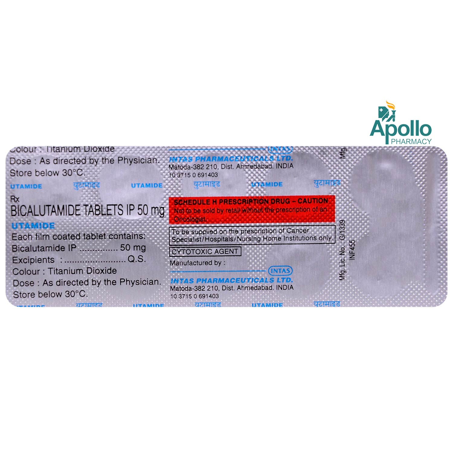 Utamide 50 Tablet 10's Price, Uses, Side Effects, Composition - Apollo ...