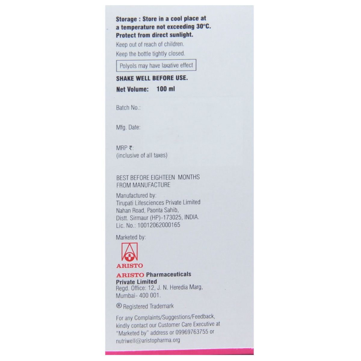 Utjoy Suspension 100 ml Price, Uses, Side Effects, Composition - Apollo ...