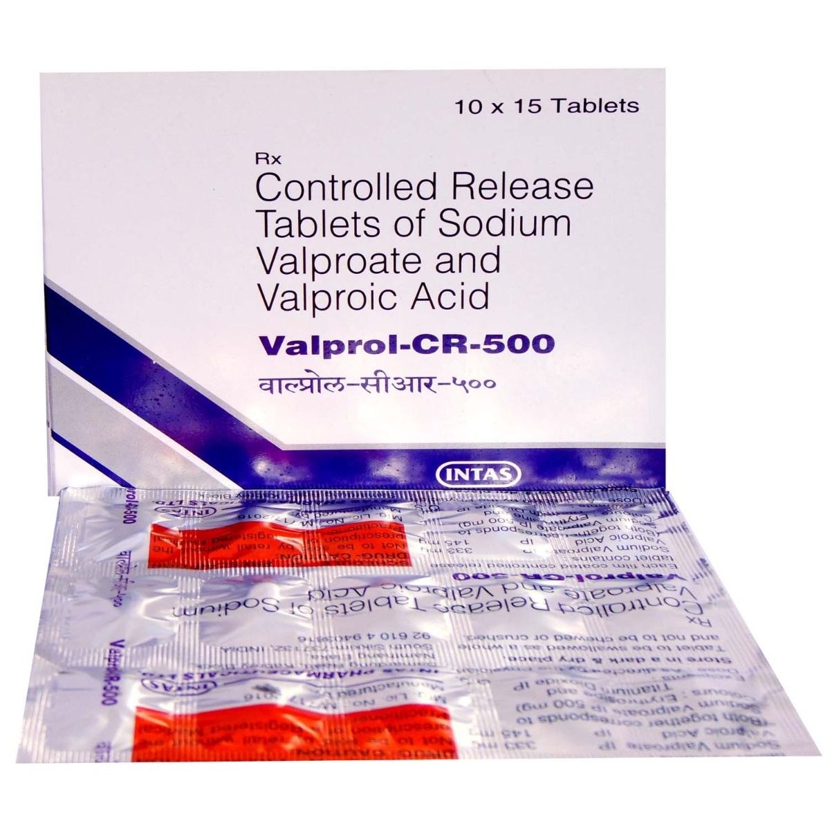 Valprol CR 500 Tablet 15's Price, Uses, Side Effects, Composition ...