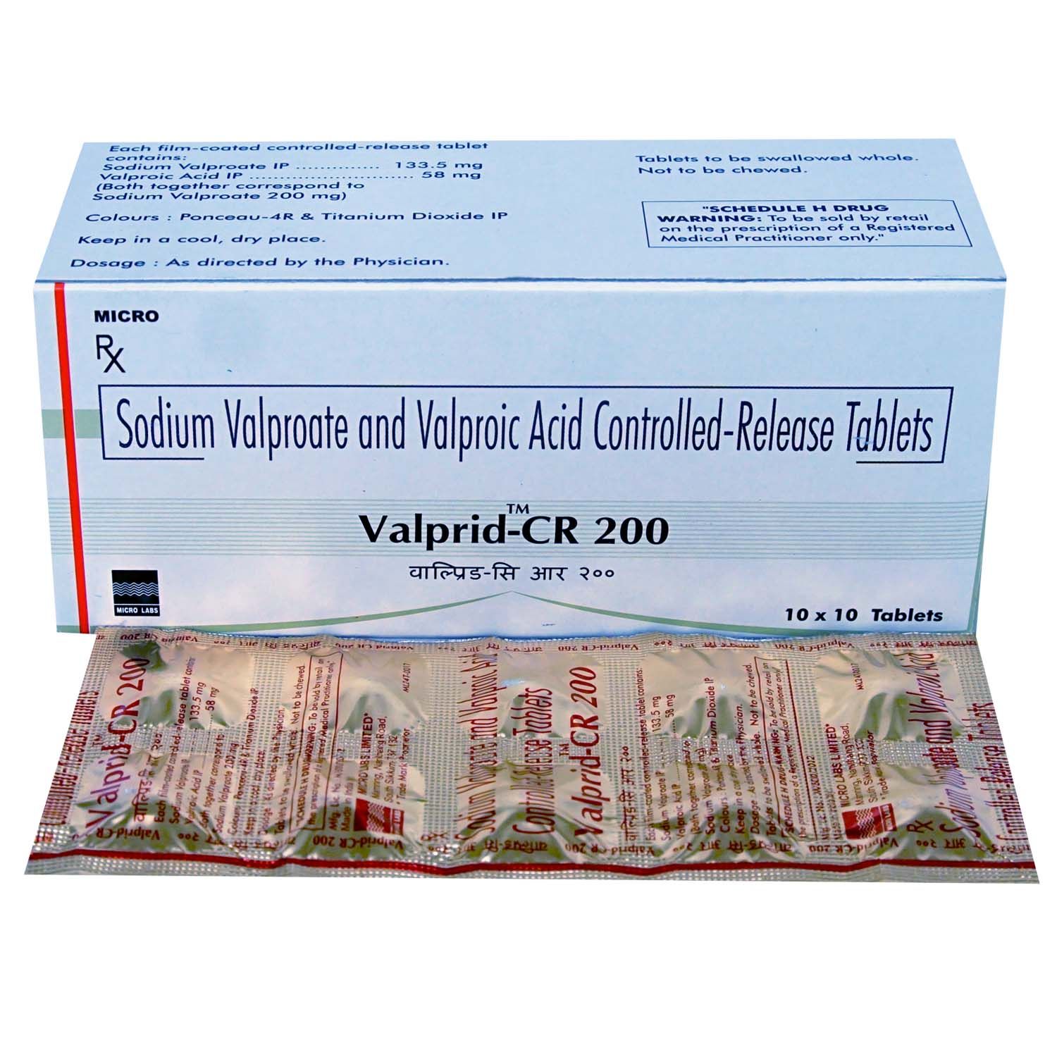 VALPRID CR 200MG TABLET Price, Uses, Side Effects, Composition - Apollo ...