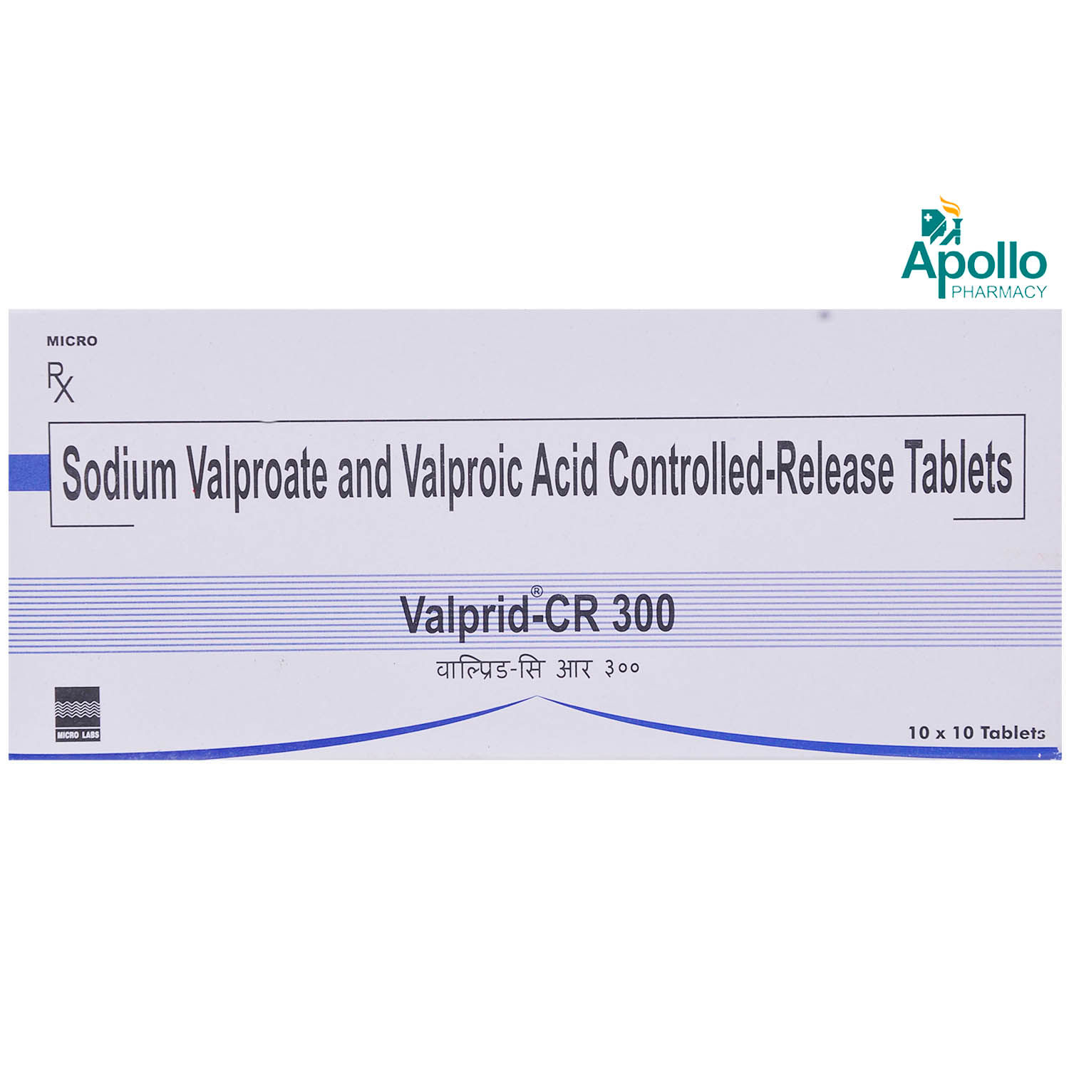 Valprid-CR 300 Tablet 10's Price, Uses, Side Effects, Composition ...