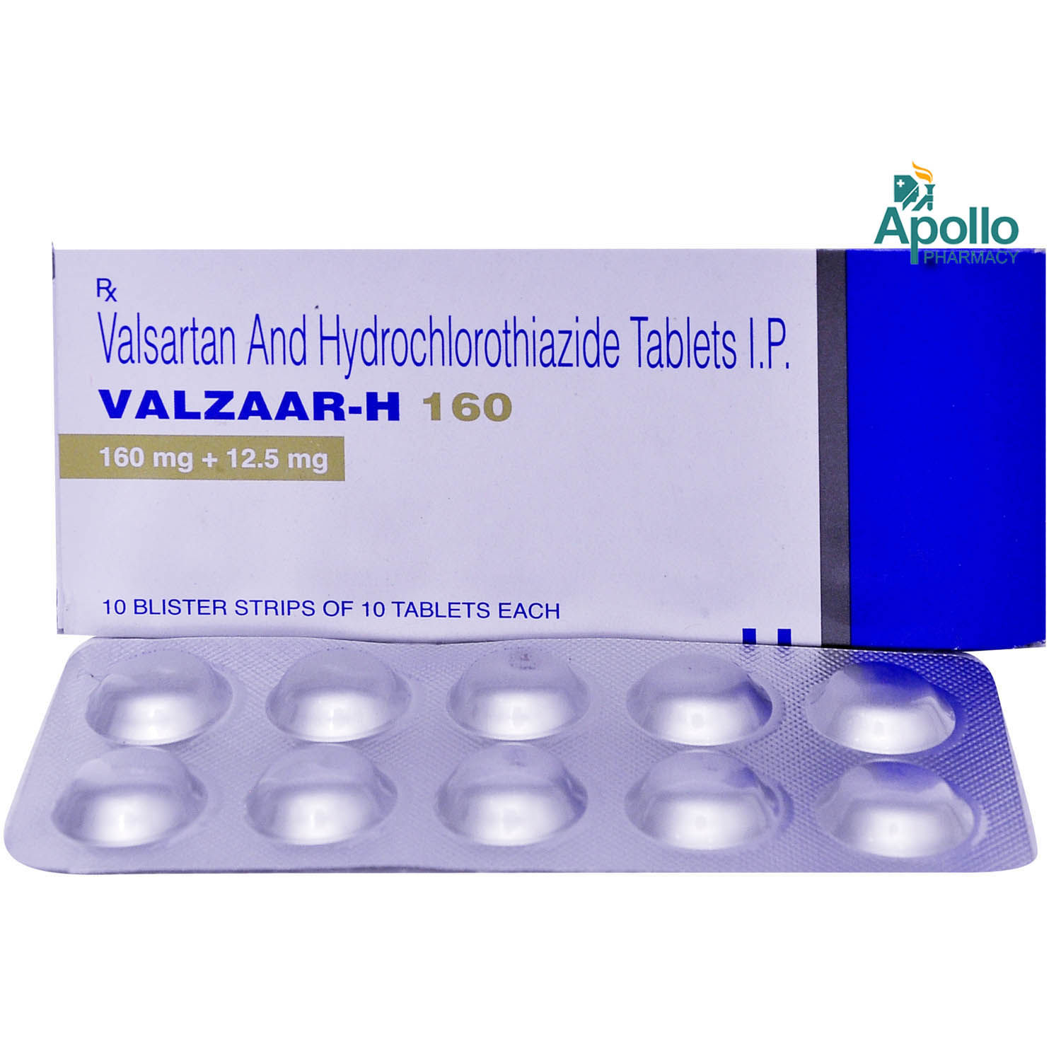 Valzaar-H 160 Tablet 10's Price, Uses, Side Effects, Composition ...