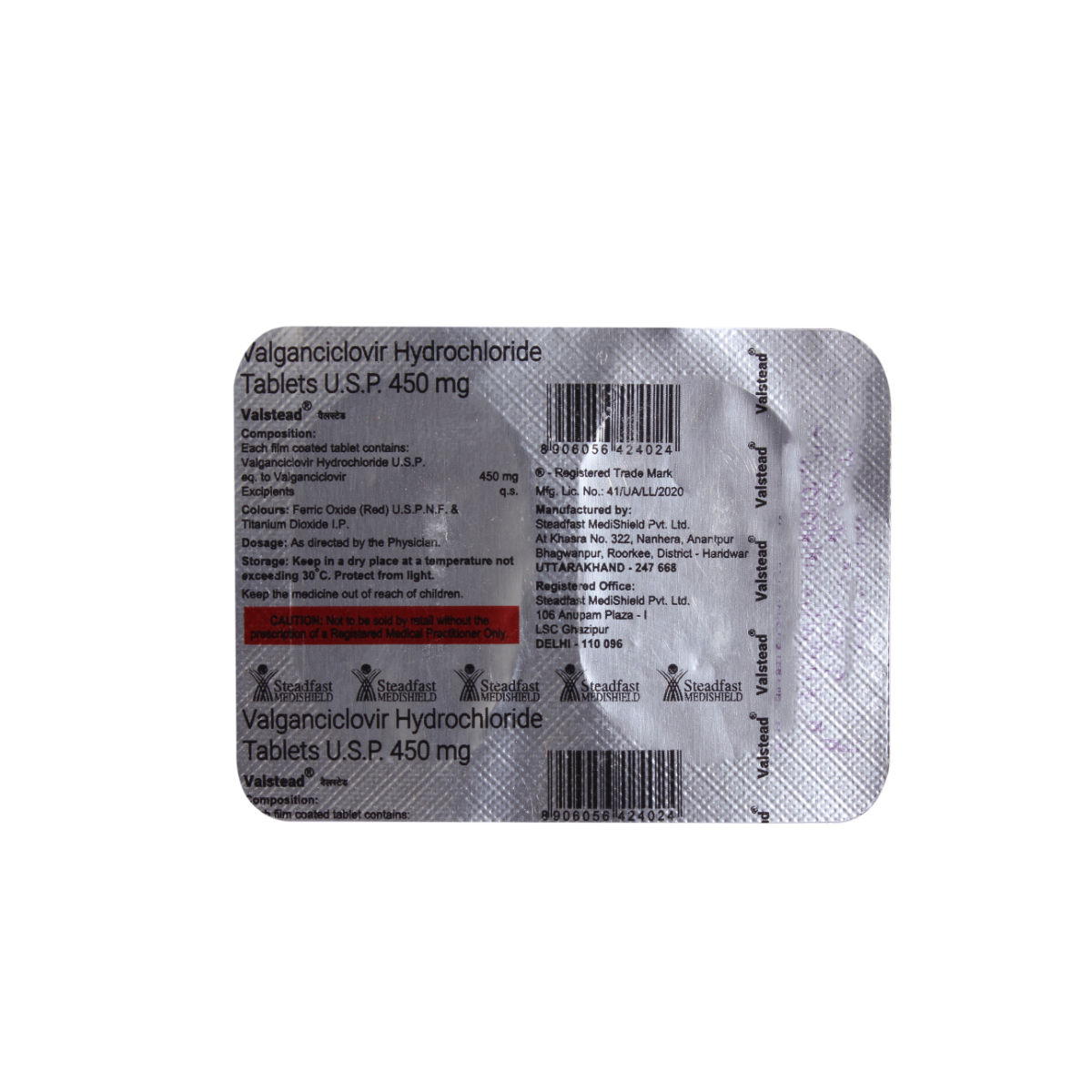 Valstead 450mg Tablet 2's Price, Uses, Side Effects, Composition ...