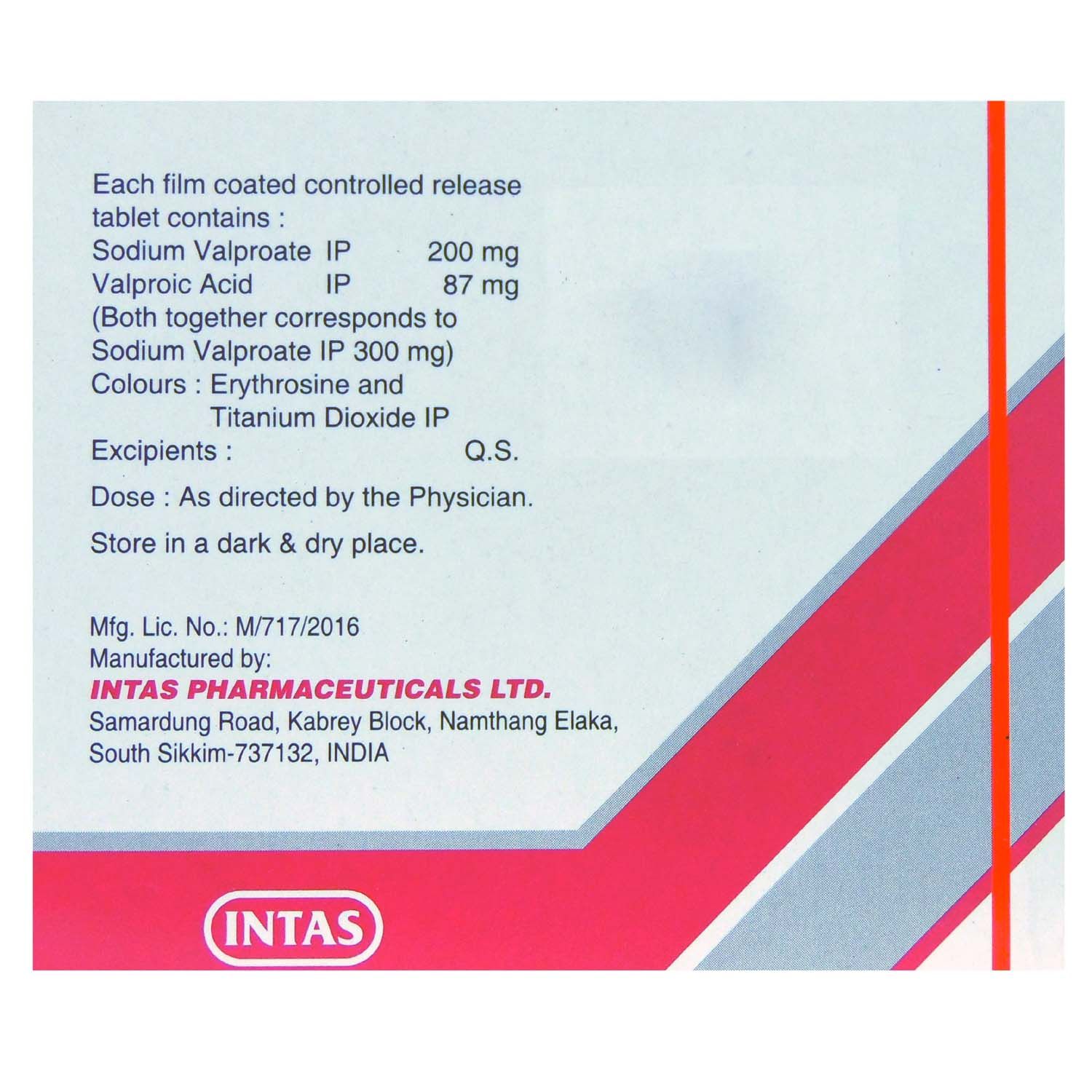 Valprol-CR-300 Tablet 15's Price, Uses, Side Effects, Composition ...