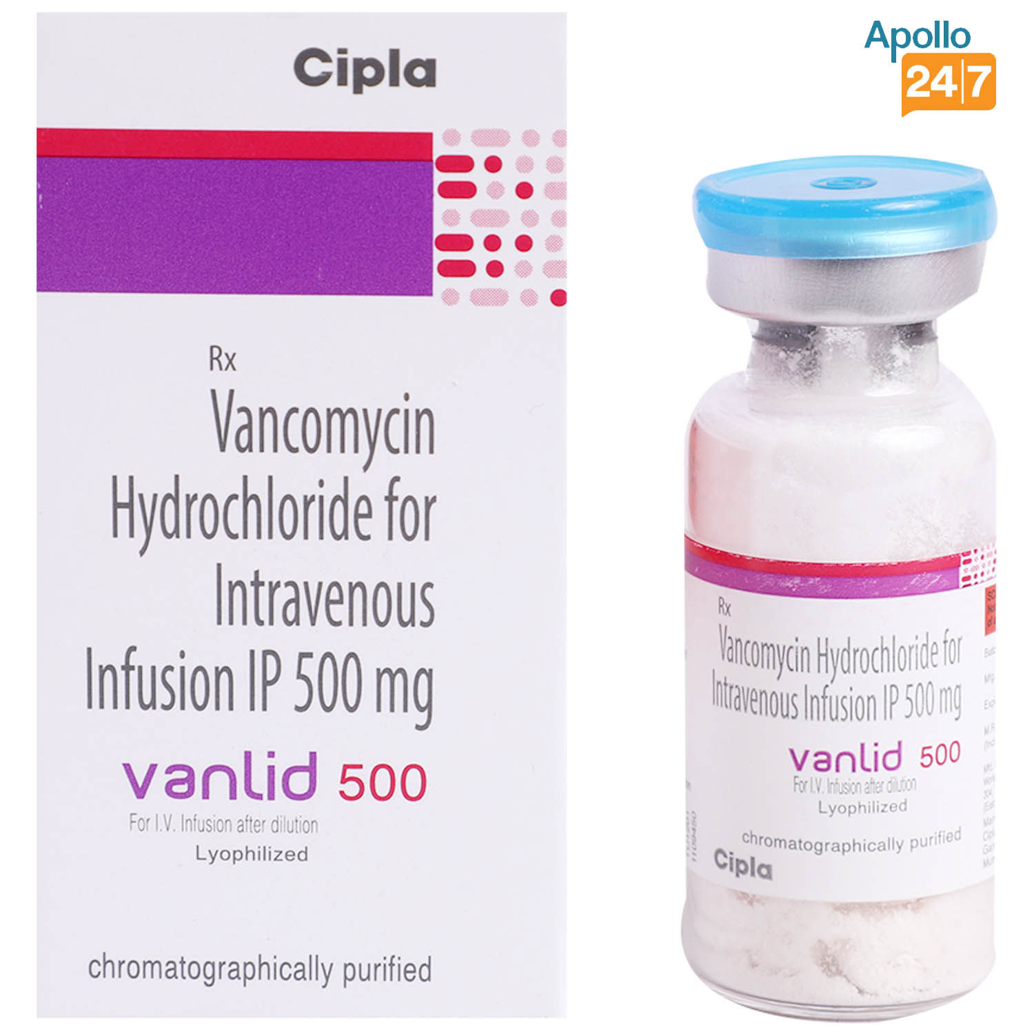 VANLID 500MG I.V FLUID INJECTION Price, Uses, Side Effects, Composition ...