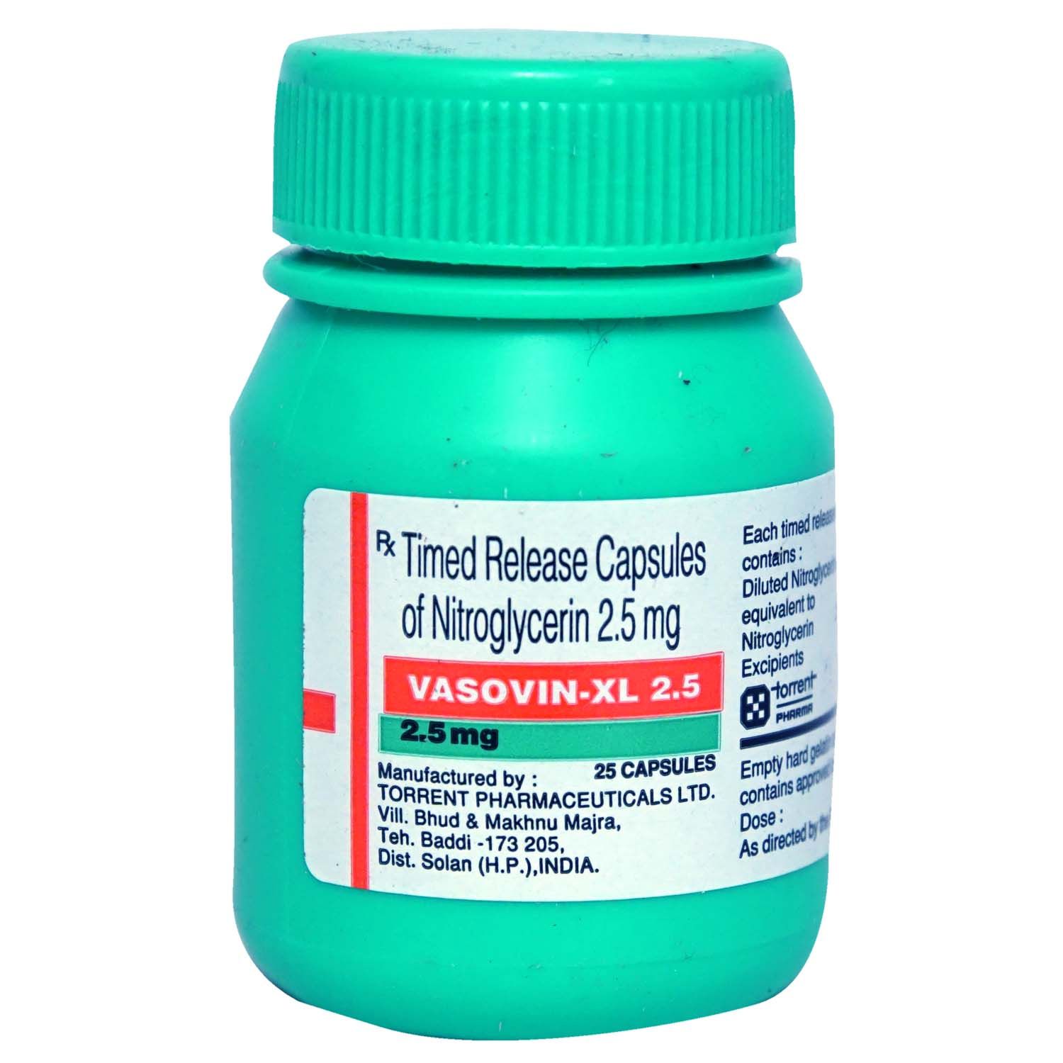 Vasovin XL 2.5 Tablet 25's Price, Uses, Side Effects, Composition ...