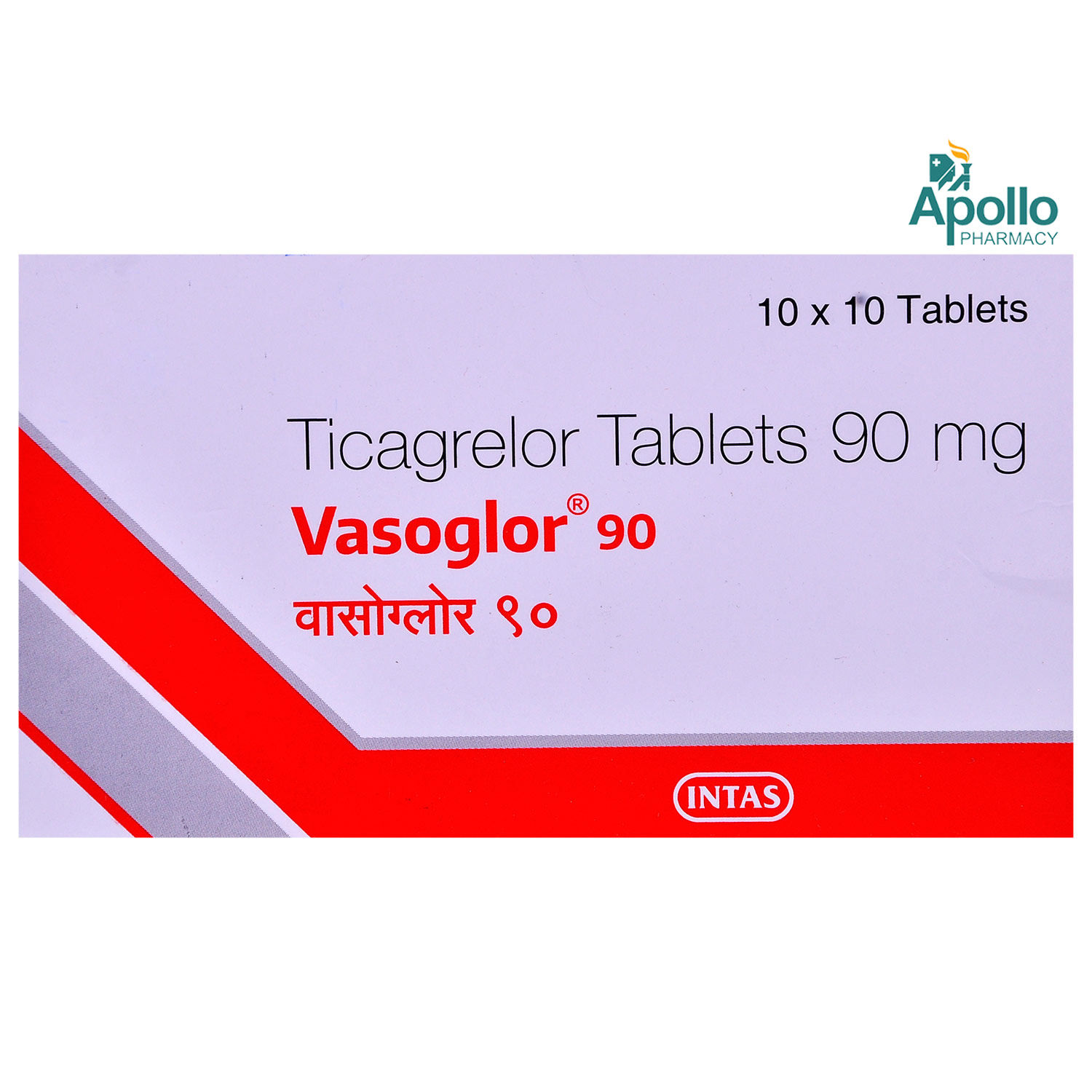 Vasoglor 90 Tablet 10's Price, Uses, Side Effects, Composition - Apollo ...