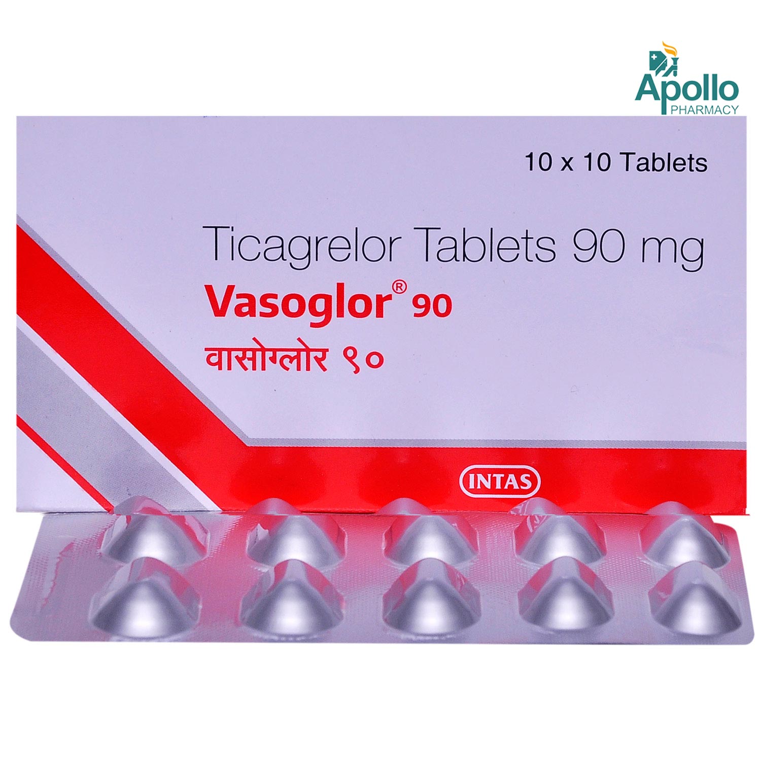 Vasoglor 90 Tablet 10's Price, Uses, Side Effects, Composition - Apollo ...