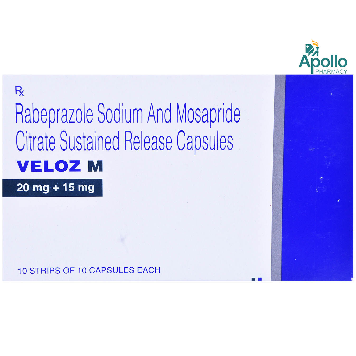 VELOZ M CAPSULE Price, Uses, Side Effects, Composition - Apollo Pharmacy