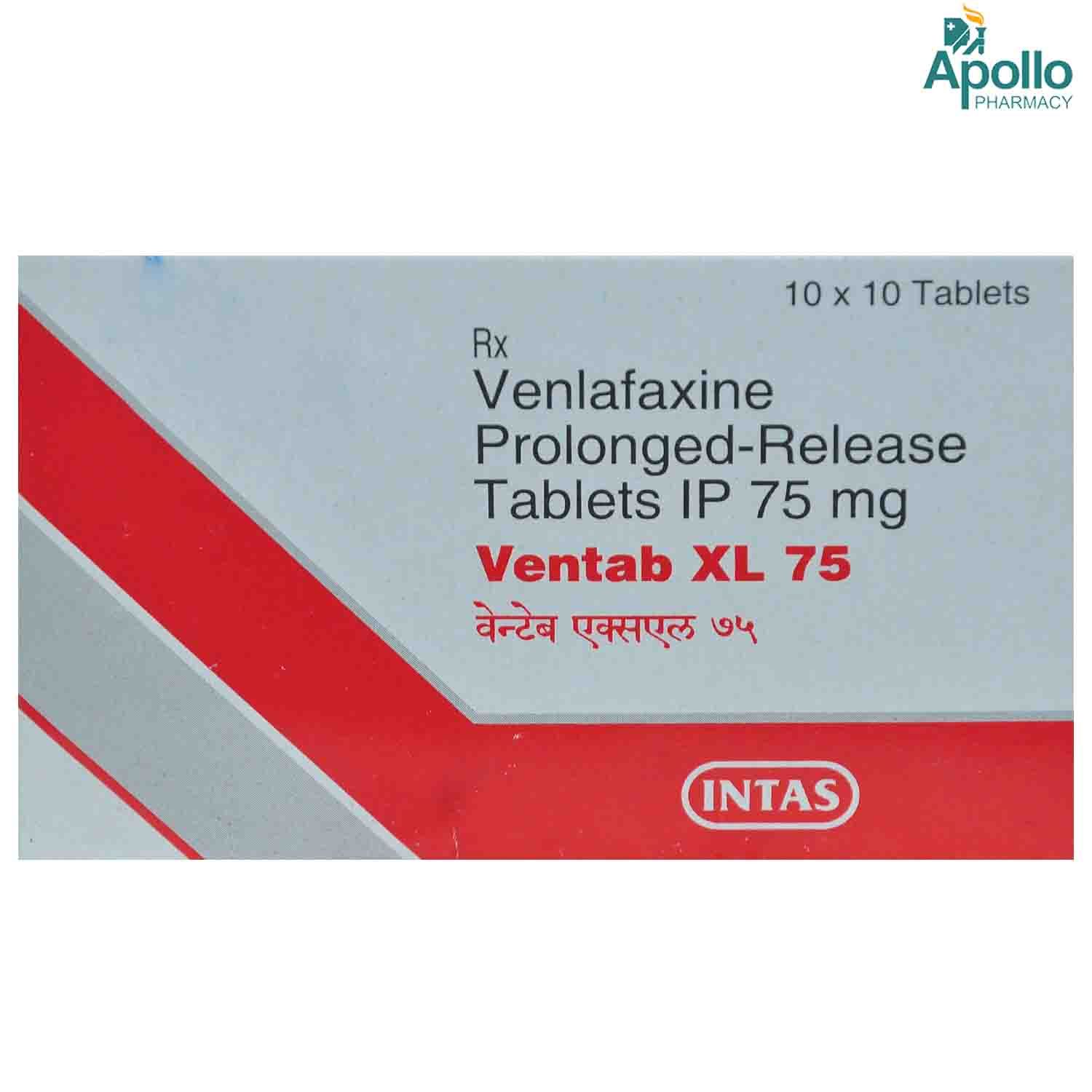 Ventab XL 75 Tablet 10's Price, Uses, Side Effects, Composition ...