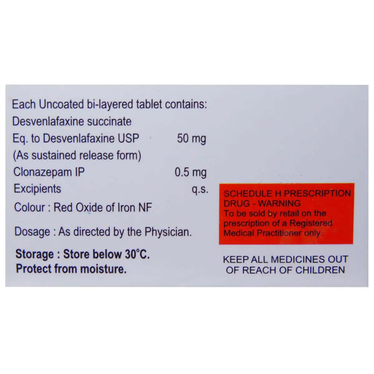 VENLITE CZ TABLET 10'S Price, Uses, Side Effects, Composition - Apollo ...