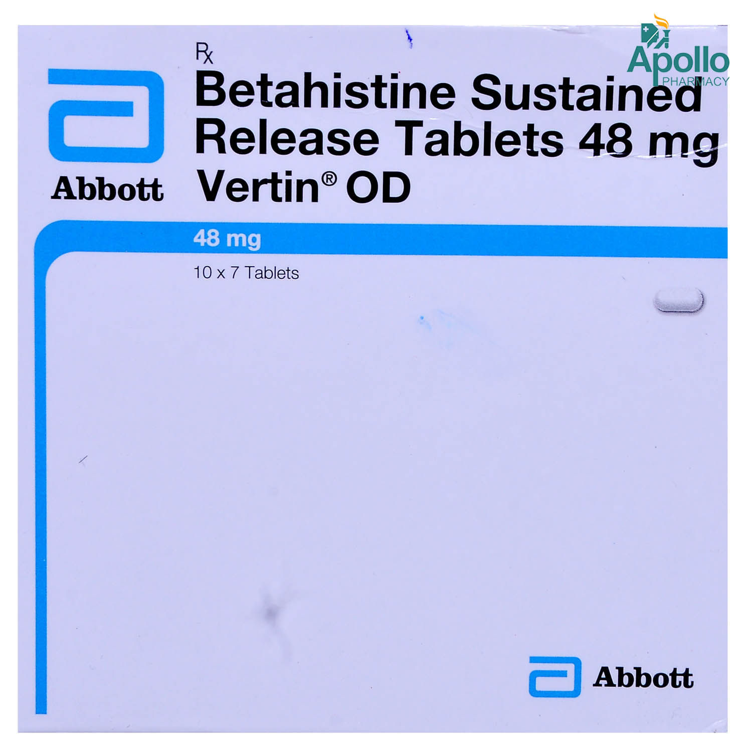 Vertin OD 48 mg Tablet 7's Price, Uses, Side Effects, Composition ...