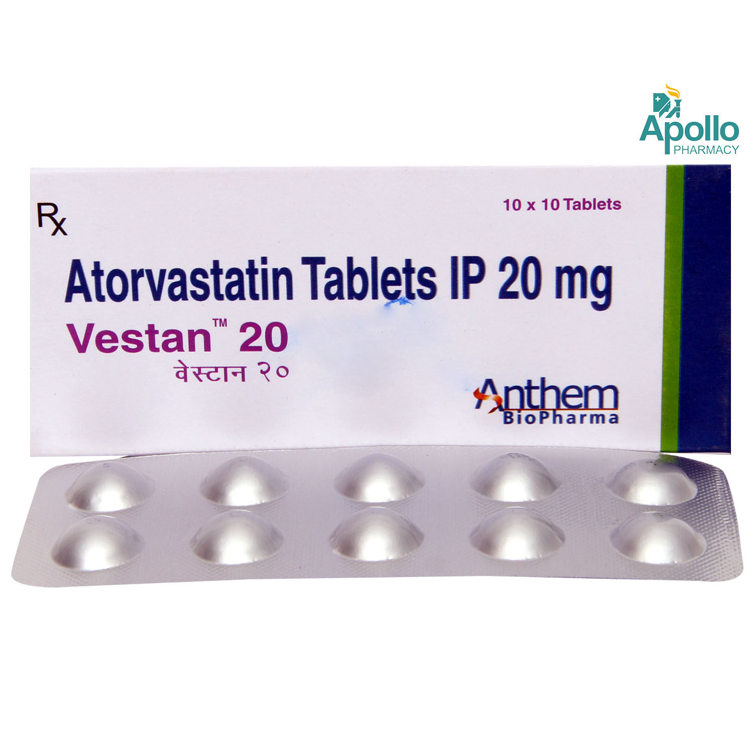 Vestan 20 Tablet 10's Price, Uses, Side Effects, Composition - Apollo ...