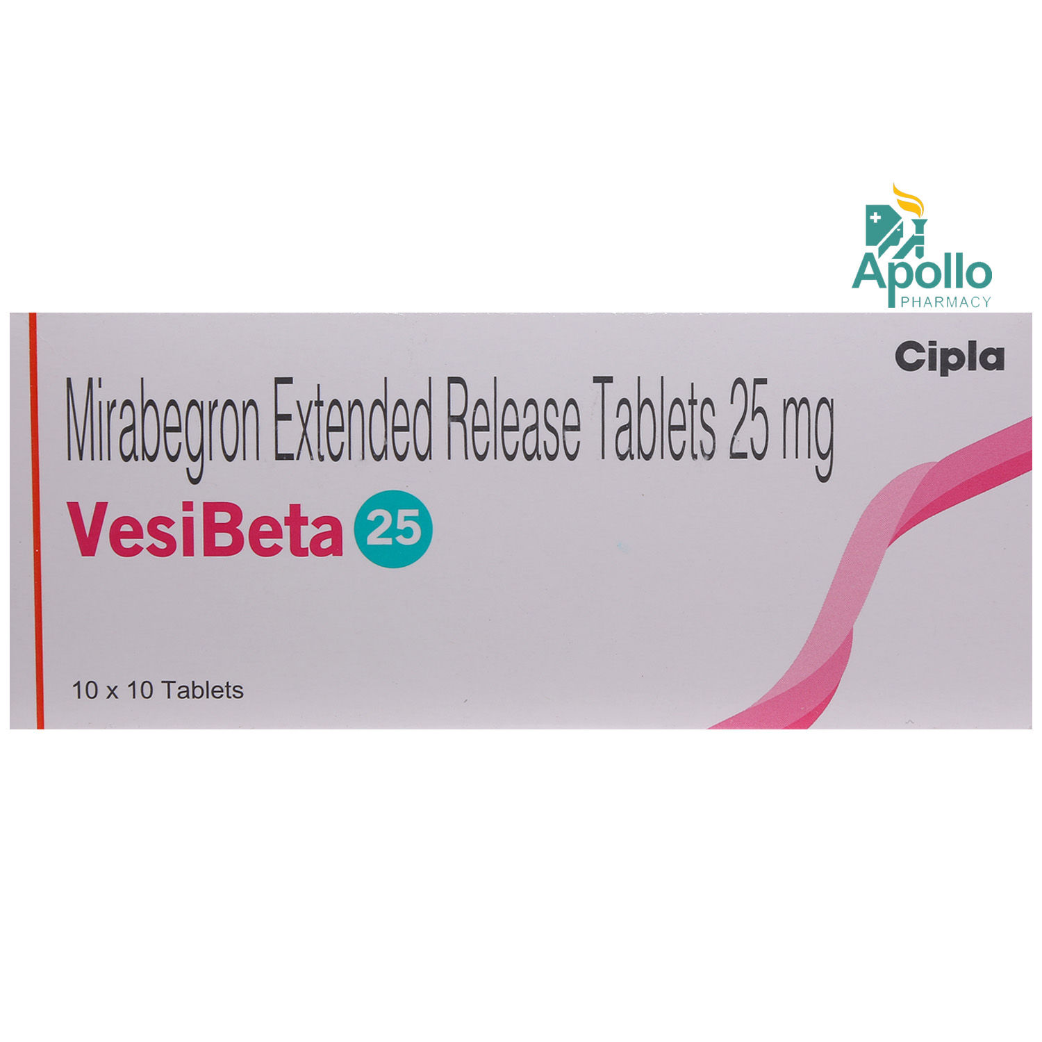 VesiBeta 25 Tablet 10's Price, Uses, Side Effects, Composition - Apollo ...