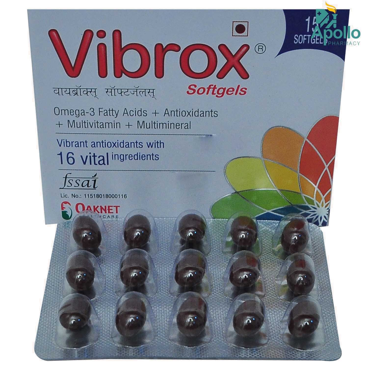 Vibrox Capsule 15's Price, Uses, Side Effects, Composition - Apollo ...