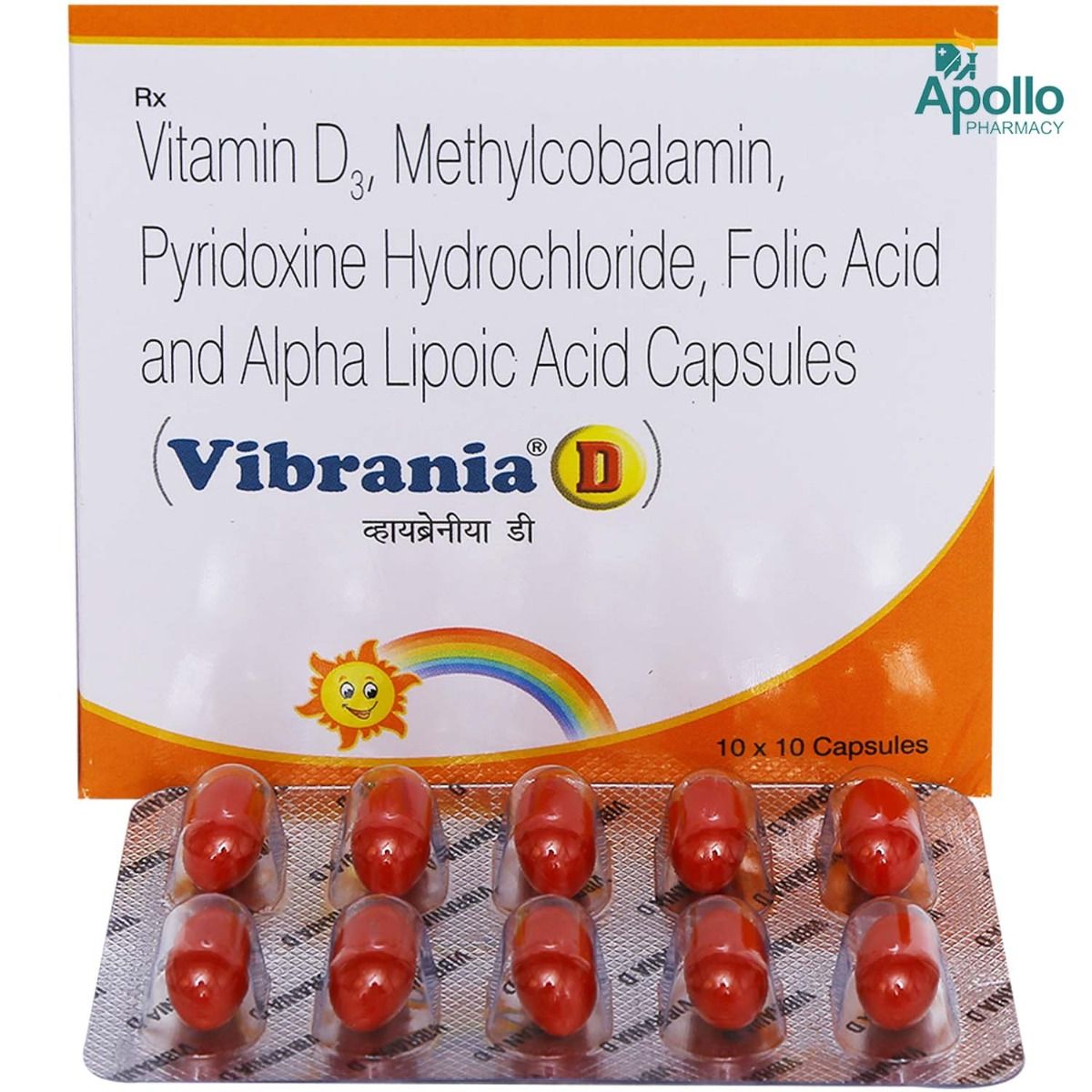 Vibrania D Capsule 10's Price, Uses, Side Effects, Composition - Apollo ...
