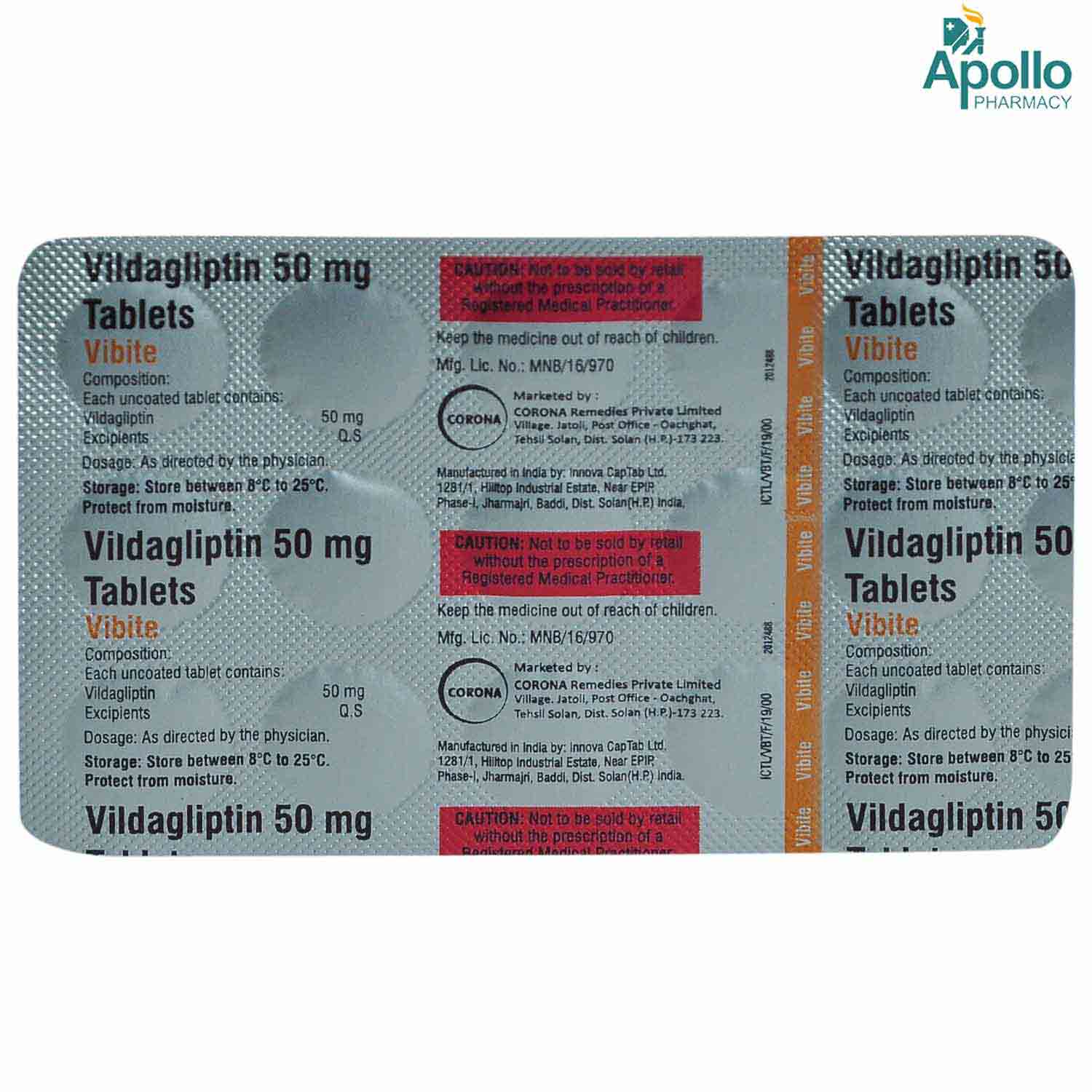 Vibite Tablet 15's Price, Uses, Side Effects, Composition - Apollo Pharmacy