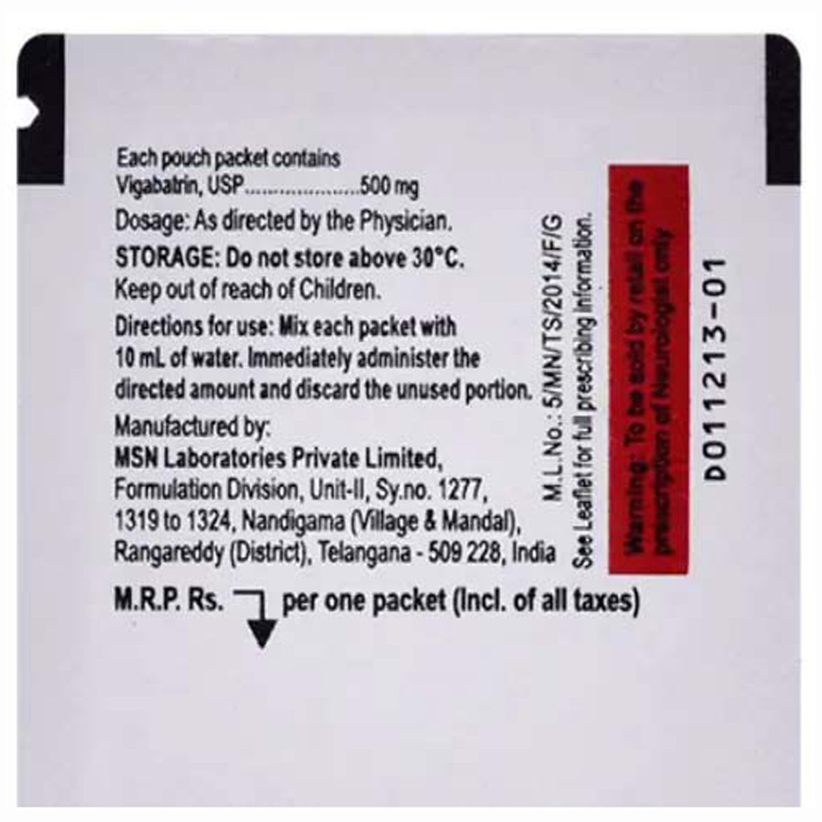 Viganext Powder For Solution 1's Price, Uses, Side Effects, Composition ...