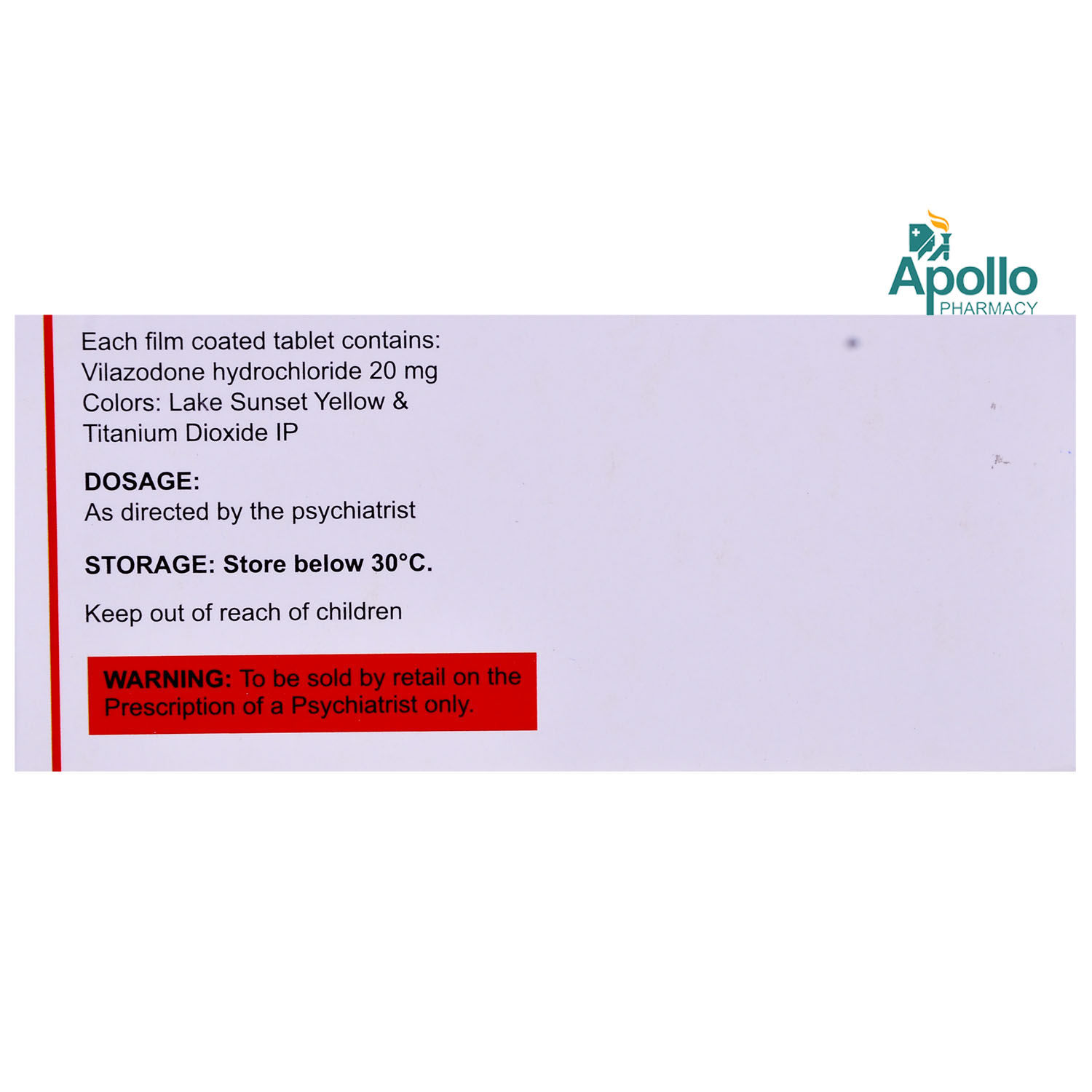 VILODON 20MG TABLET Price, Uses, Side Effects, Composition - Apollo ...