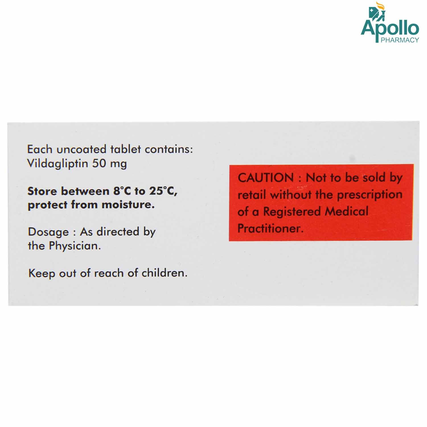 Vildapride-50 Tablet 10's Price, Uses, Side Effects, Composition ...