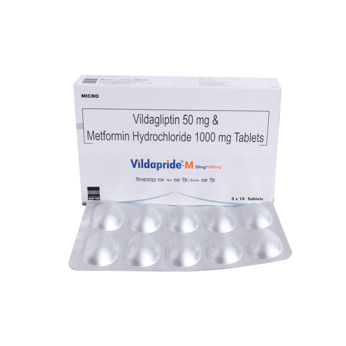 Vildapride M 50mg/1000mg Tablet 10's Price, Uses, Side Effects ...