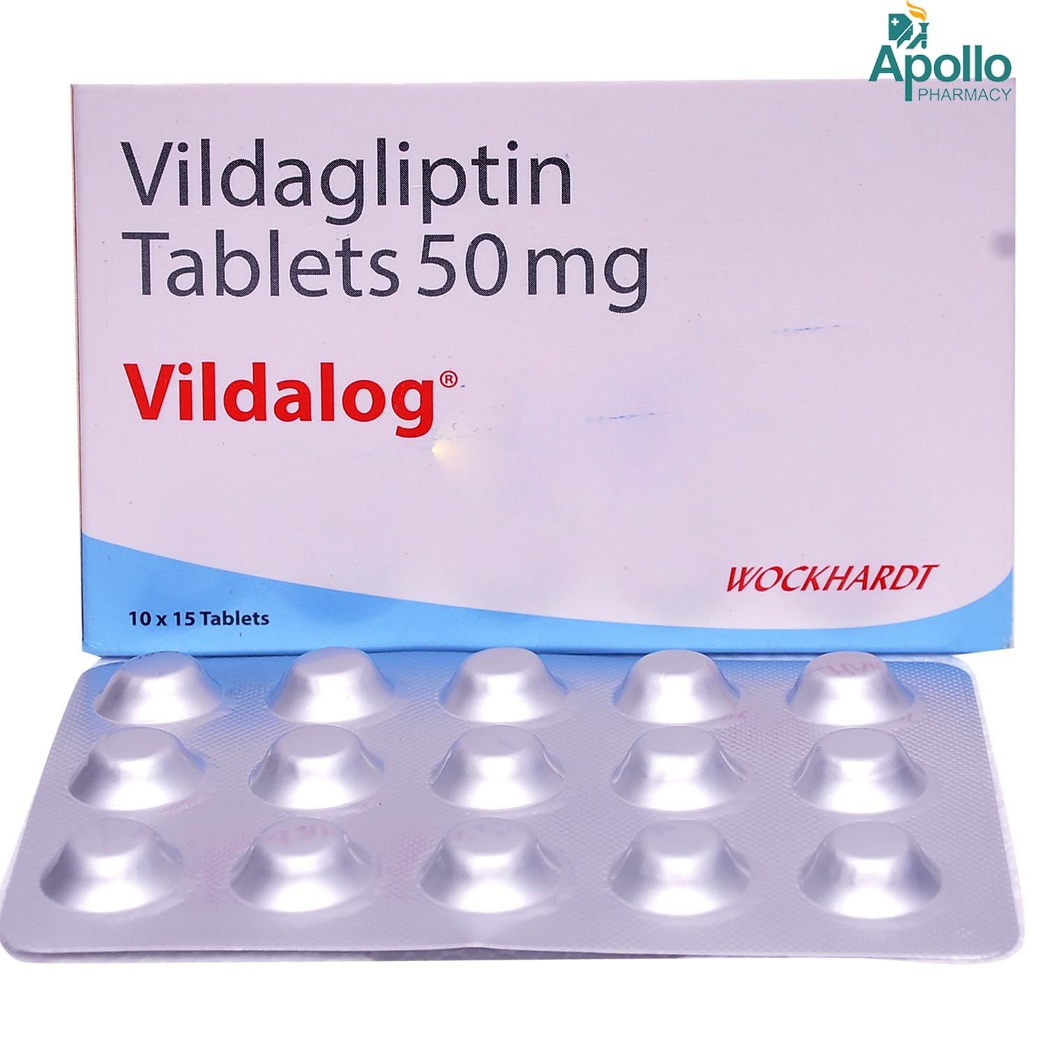 Vildalog 50mg Tablet 15's Price, Uses, Side Effects, Composition ...
