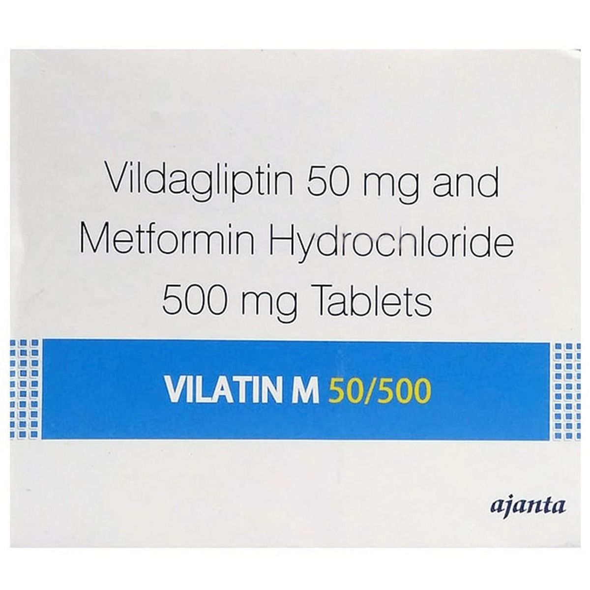 Vilatin M 50/500 Tablet 15's Price, Uses, Side Effects, Composition ...