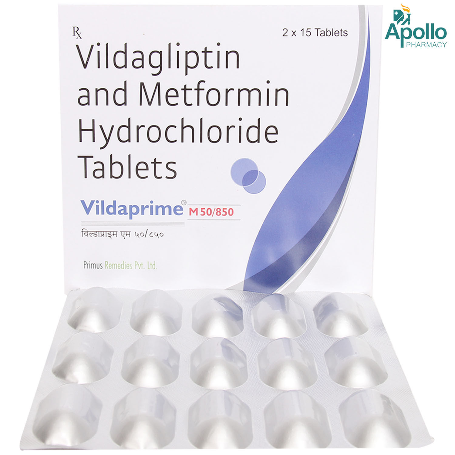 Vildaprime M 50/850mg Tablet 15's Price, Uses, Side Effects ...
