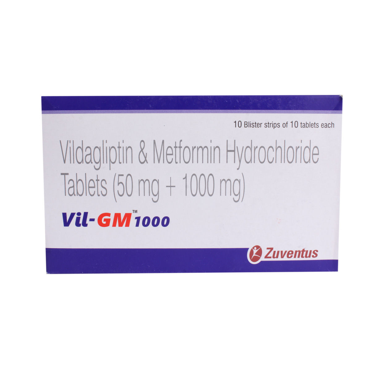 Vil-Gm 1000/50mg Tablet 10's Price, Uses, Side Effects, Composition ...