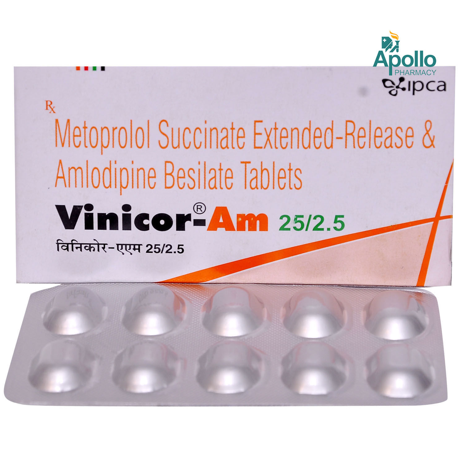 Vinicor-AM 25/2.5 Tablet 10's Price, Uses, Side Effects, Composition ...