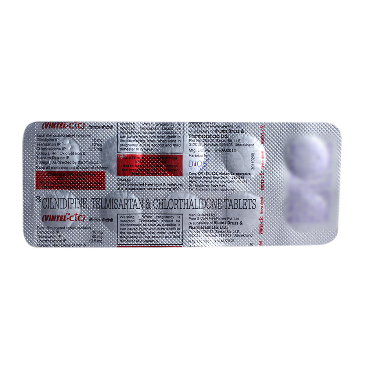 Vintel-CTC Tablet 10's Price, Uses, Side Effects, Composition - Apollo ...