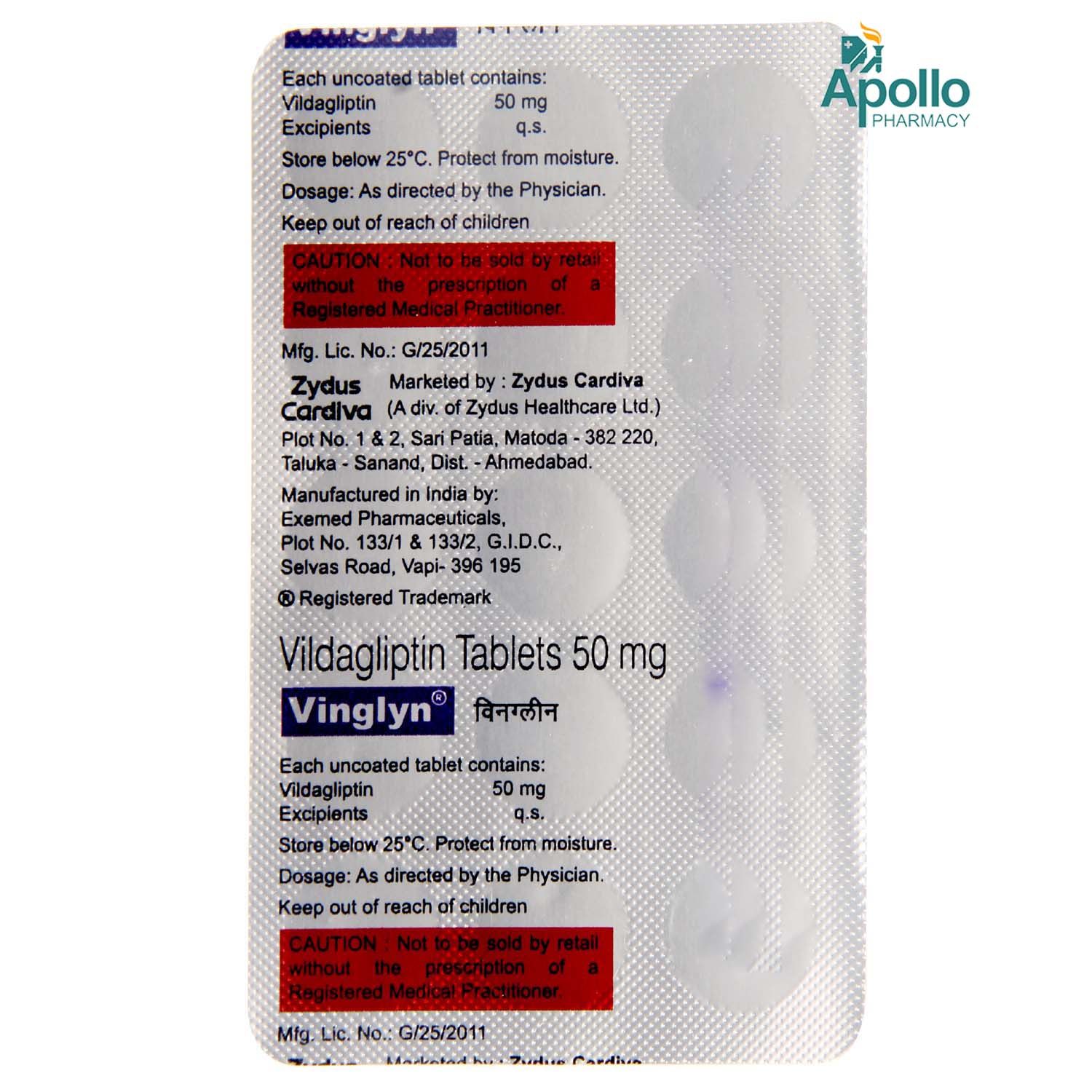 Vinglyn Tablet 15's Price, Uses, Side Effects, Composition - Apollo ...