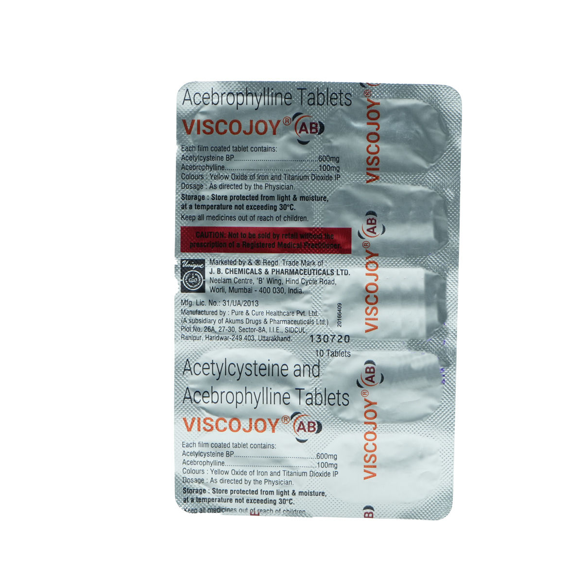 Viscojoy AB Tablet 10's Price, Uses, Side Effects, Composition - Apollo ...