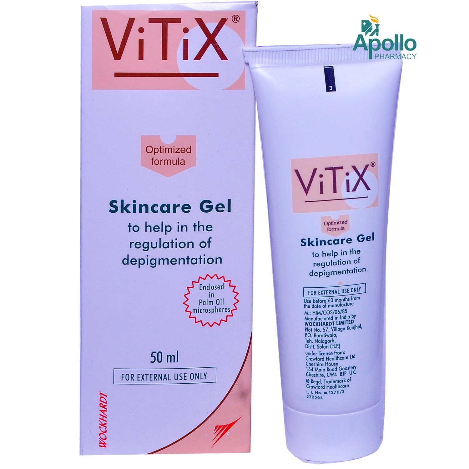 Vitix Skincare Gel 50 ml Price, Uses, Side Effects, Composition ...