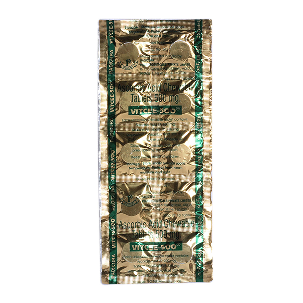 Vitcee Tablet 10's Price, Uses, Side Effects, Composition - Apollo Pharmacy