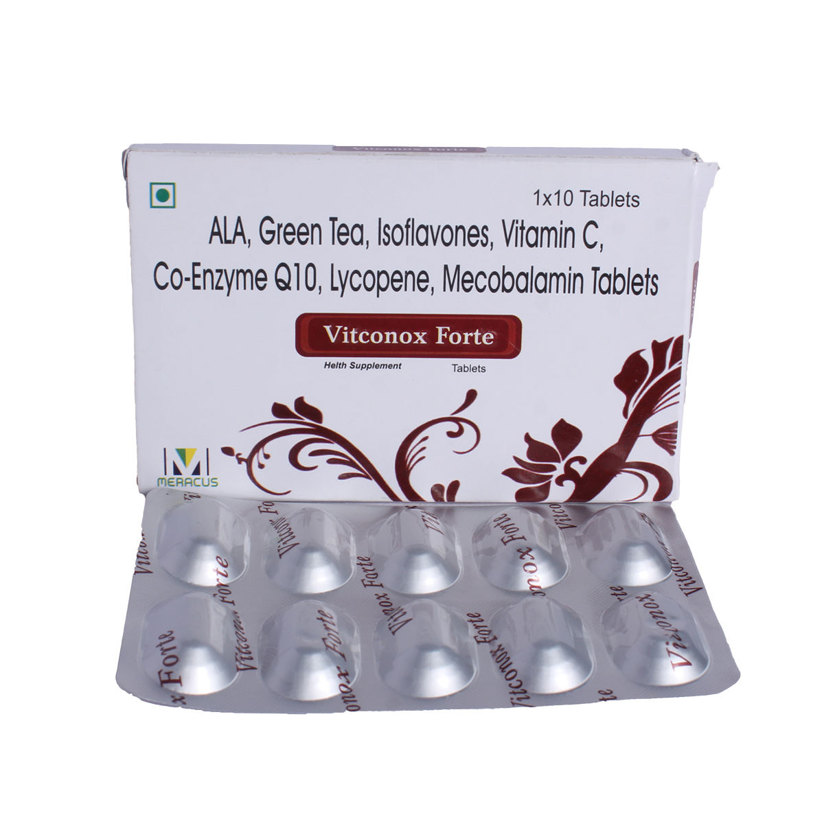 Vitconox Forte Tablet 10's Price, Uses, Side Effects, Composition ...