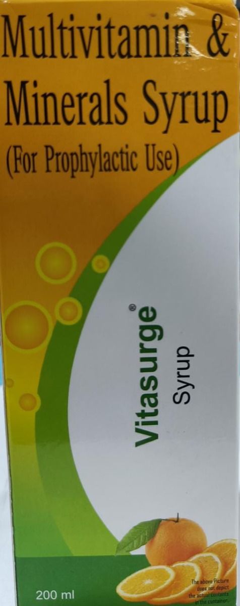 Vitasurge Orange Flavour Syrup 200 ml Price, Uses, Side Effects ...